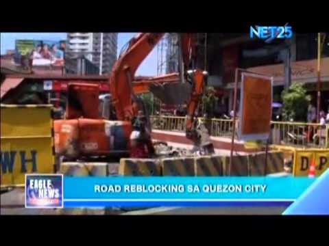 DPWH starts road reblocking in Quezon City – Eagle News