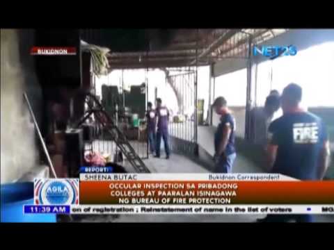 Ocular inspection sa mga probadong paaralan at kolehiyo, isinagawa ng ...