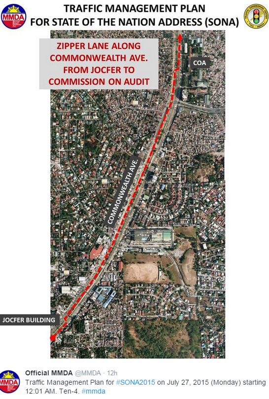 Traffic Management Plan for SONA 2015 – Eagle News