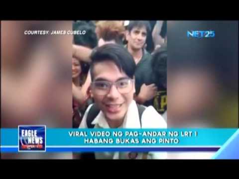 Video of LRT running with its door open goes viral – Eagle News