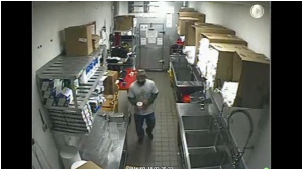 Video captures man breaking into fast food joint to cook burgers ...