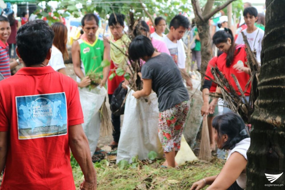 Pagmamahal sa kalikasan at kapuwa, ipinadama ng mga kaanib ng Iglesia ...