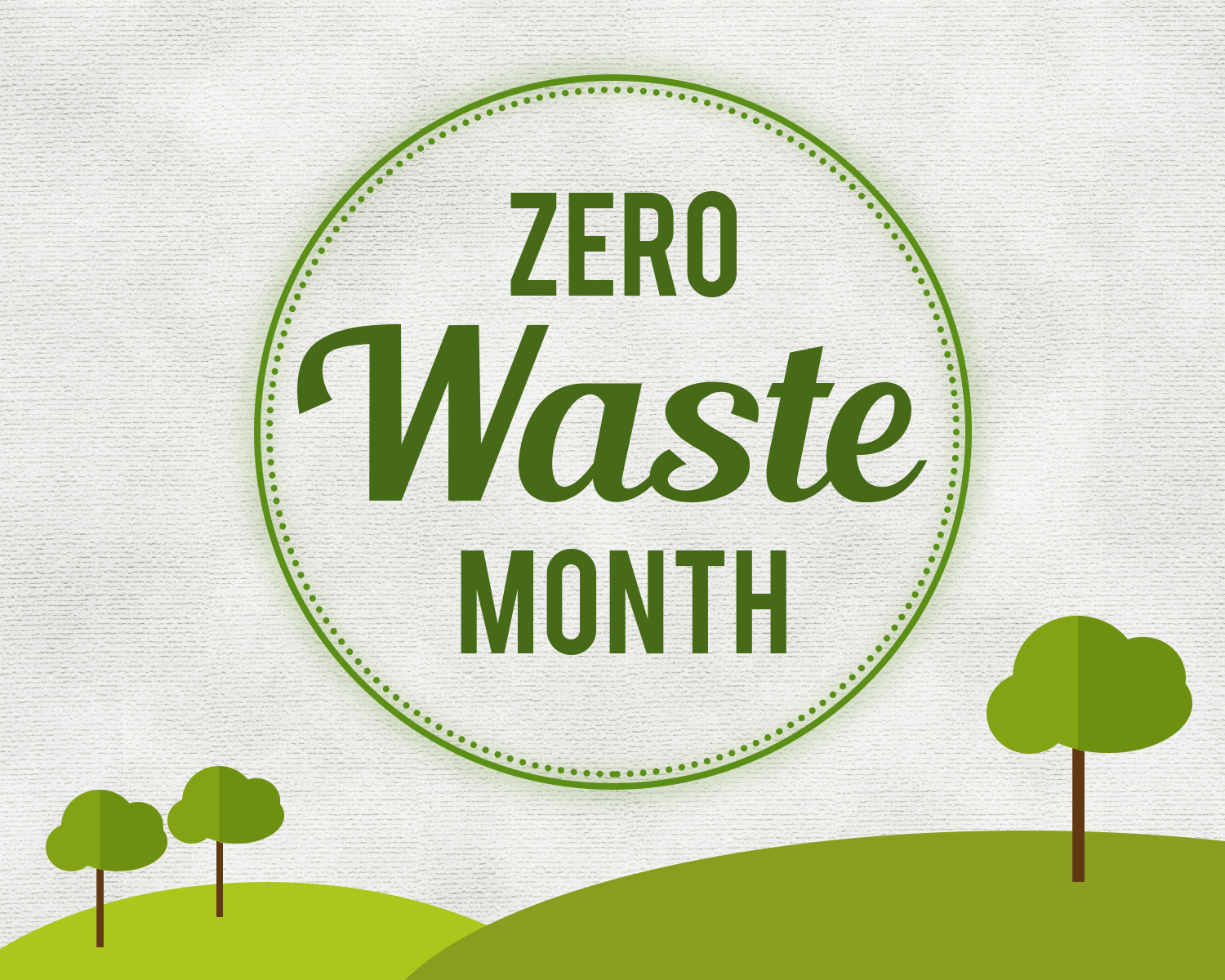 Infographic: Zero Waste Month – Eagle News