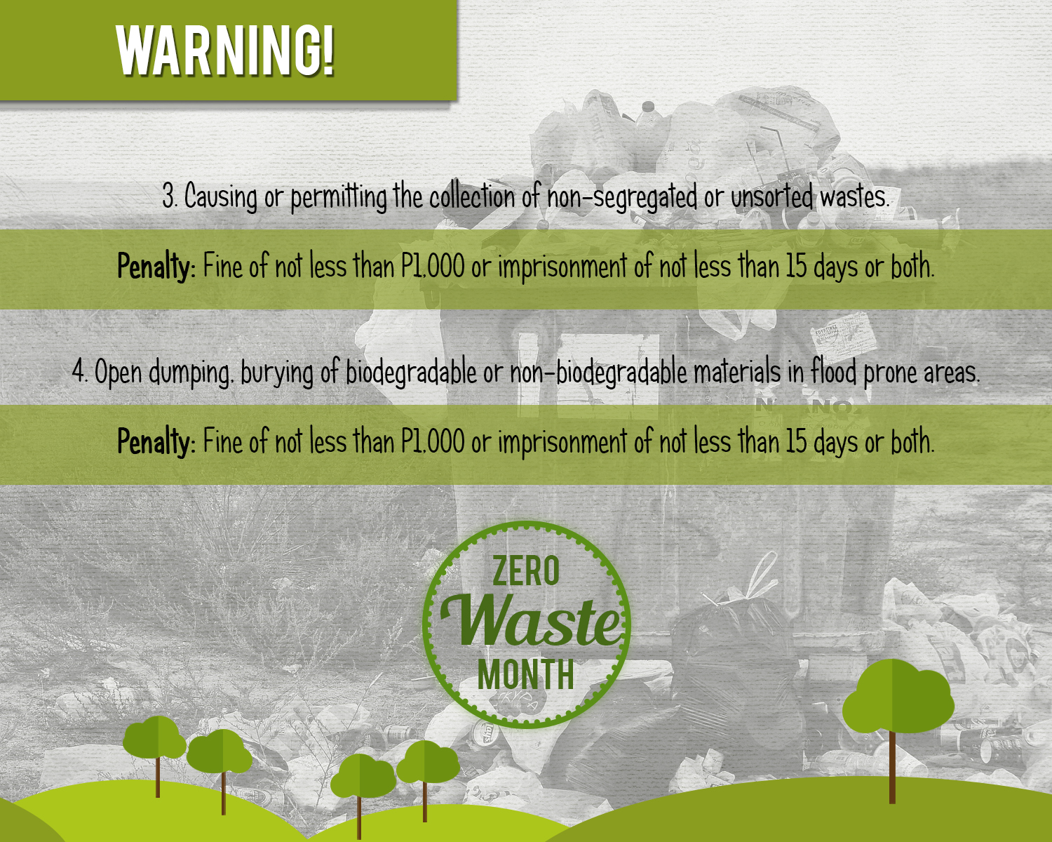 Infographic: Zero Waste Month – Eagle News