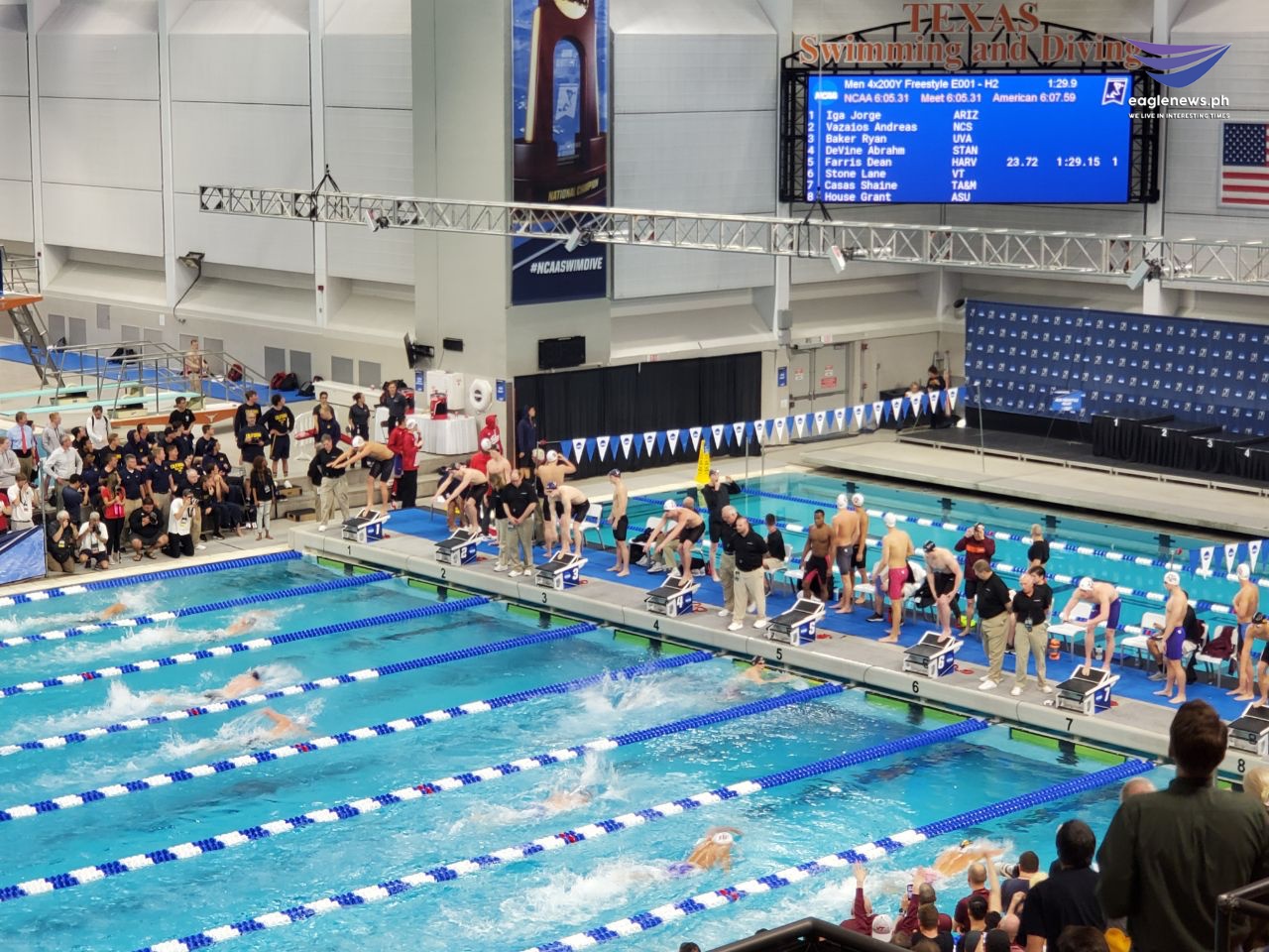 Swimmers break two records on first day of NCAA Division I men’s ...