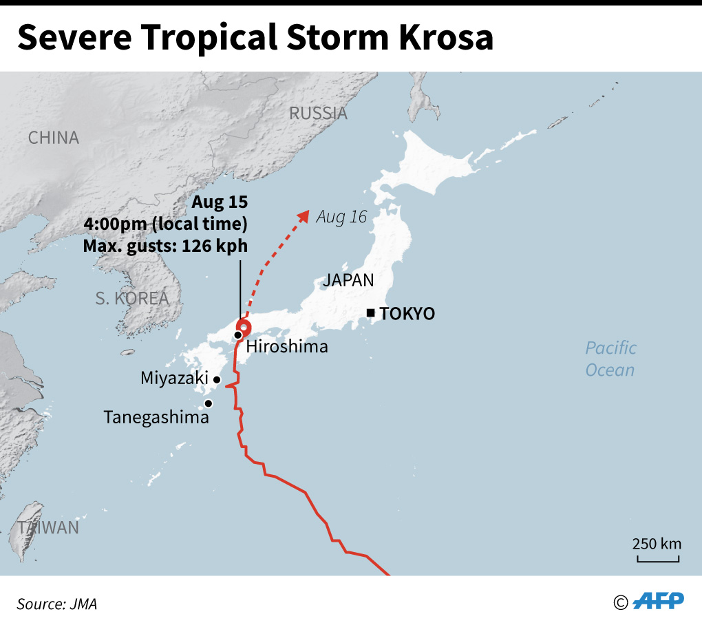 Powerful Japan storm turns deadly, snarls holiday travel – Eagle News